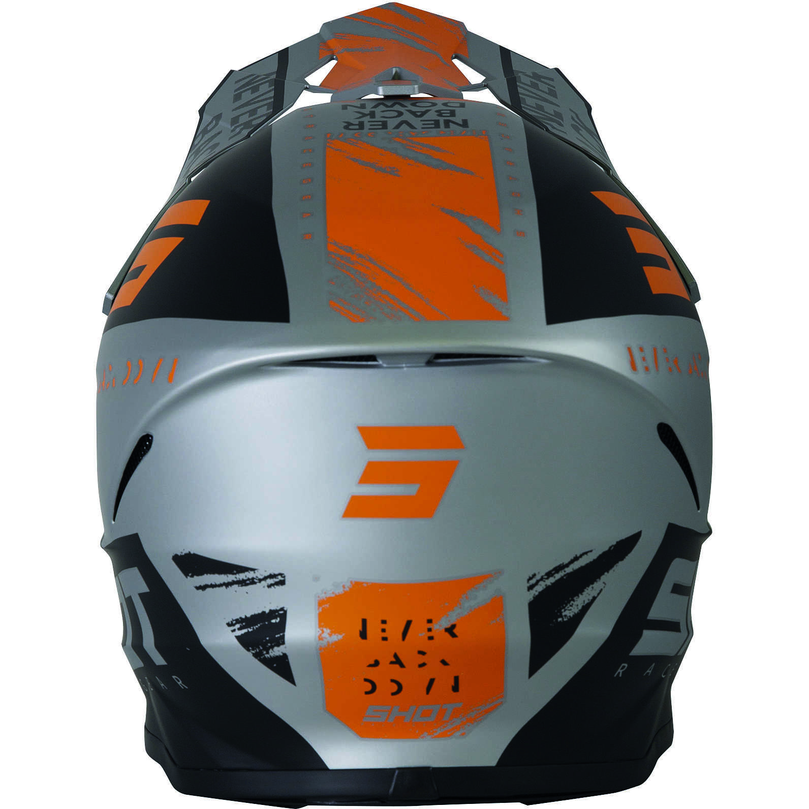Moto Cross Enduro Helmet Shot Furios Draw Orange For Sale Online ...