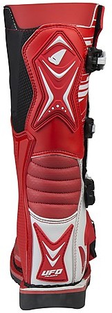 Moto Cross Enduro Ufo Boots Model Obsidian Red White For Sale Online ...