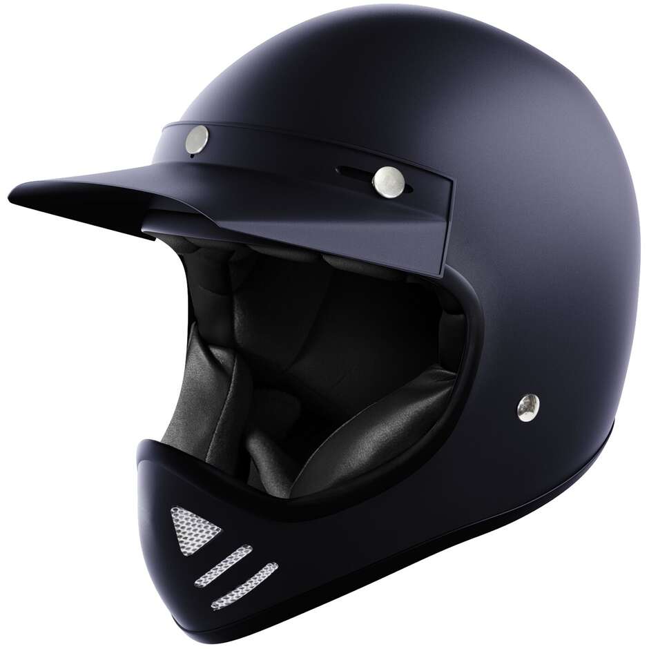 Moto Cross Helmet Stormer Vintage Crossroad Matt Black For Sale Online ...