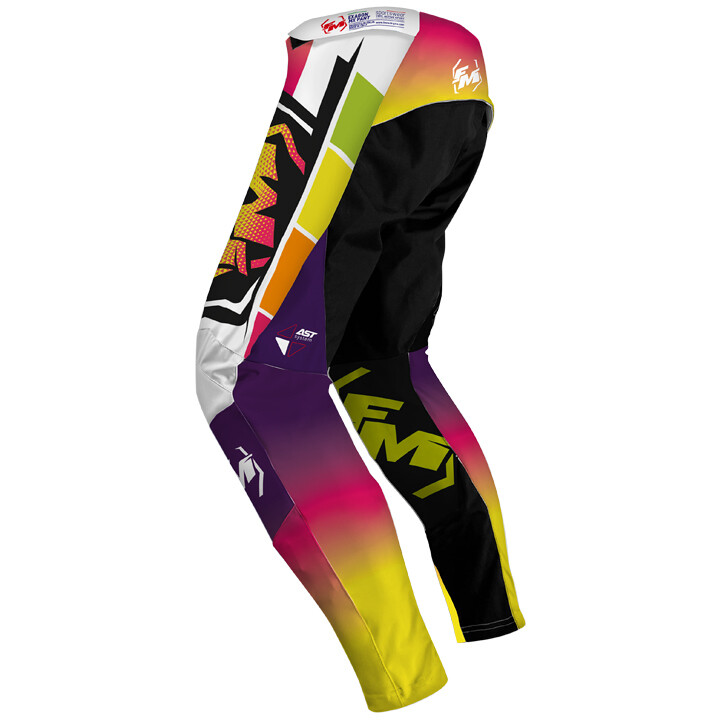 Moto Cross Pants Fm Racing DOMINATOR White For Sale Online - Outletmoto.eu