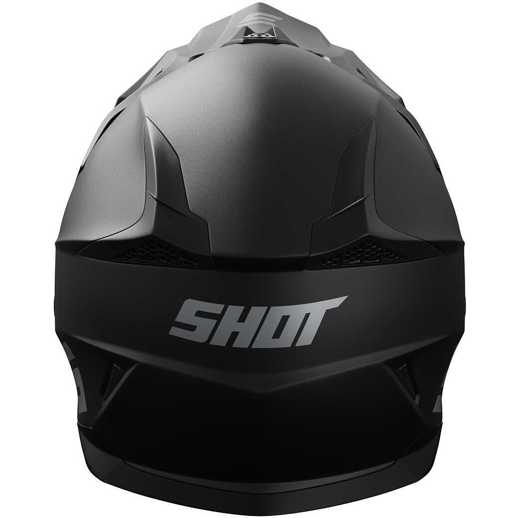 Moto Helmet Kids Cross Enduro Shot PULSE KID LINES Black Matt For Sale ...
