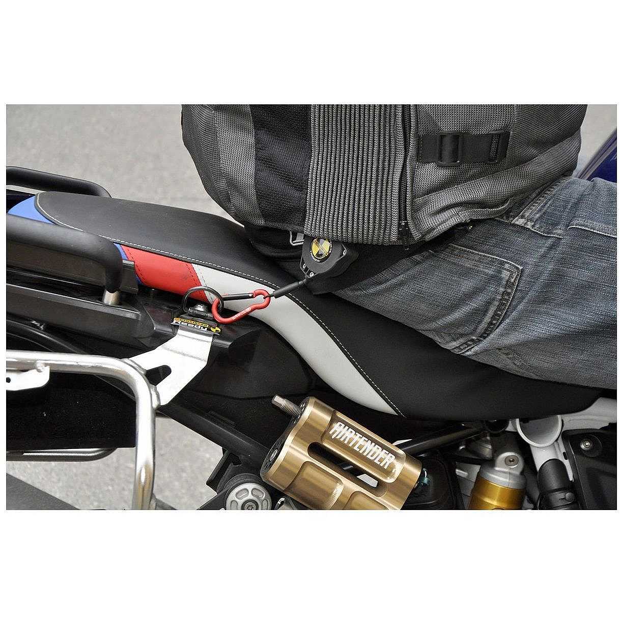 Motoairgab Weste Mab V3 Fast Loock Front- und Heckairbag Gelb Fluo ...