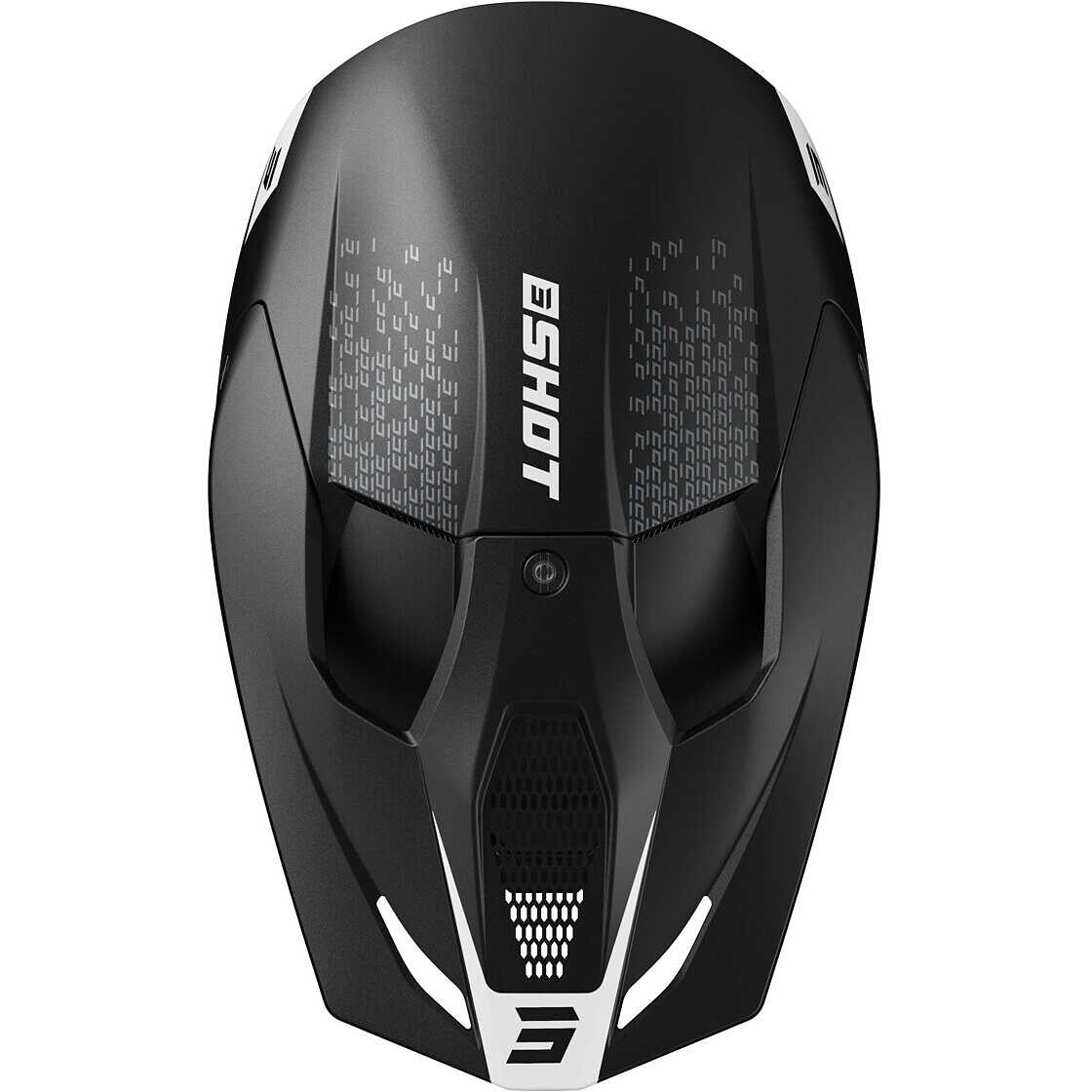 Motocross Enduro Helmet Shot FURIOUS DRAW White Black Matt For Sale ...