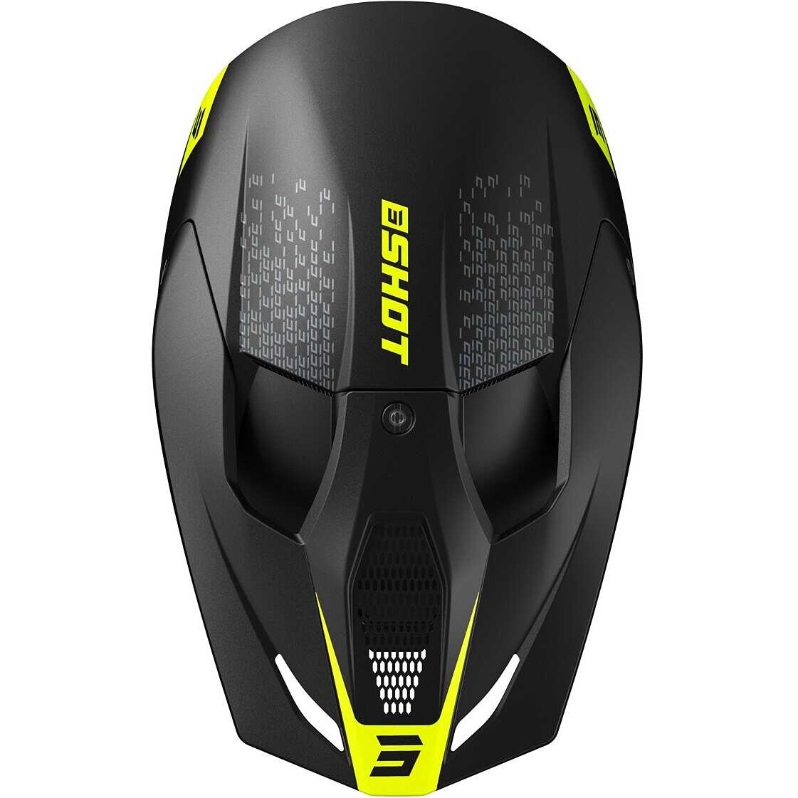 Motocross Enduro Helmet Shot FURIOUS DRAW Yellow Black Matt For Sale ...