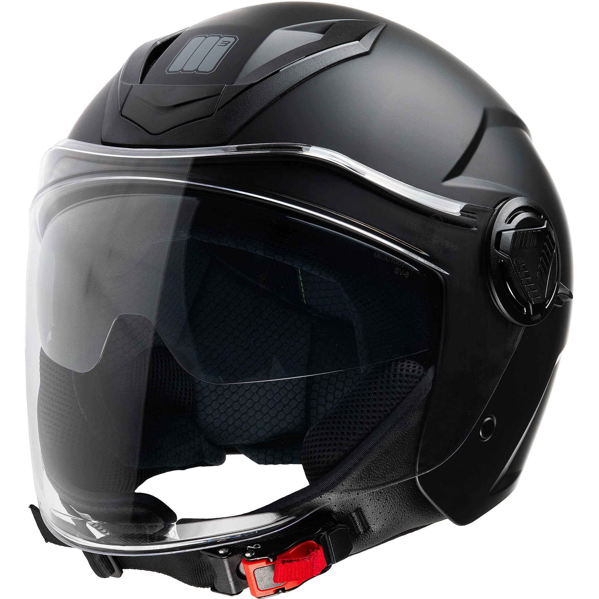 Motocubo 705 JOKER Matt Black Motorcycle Jet Helmet (22.06) For Sale ...
