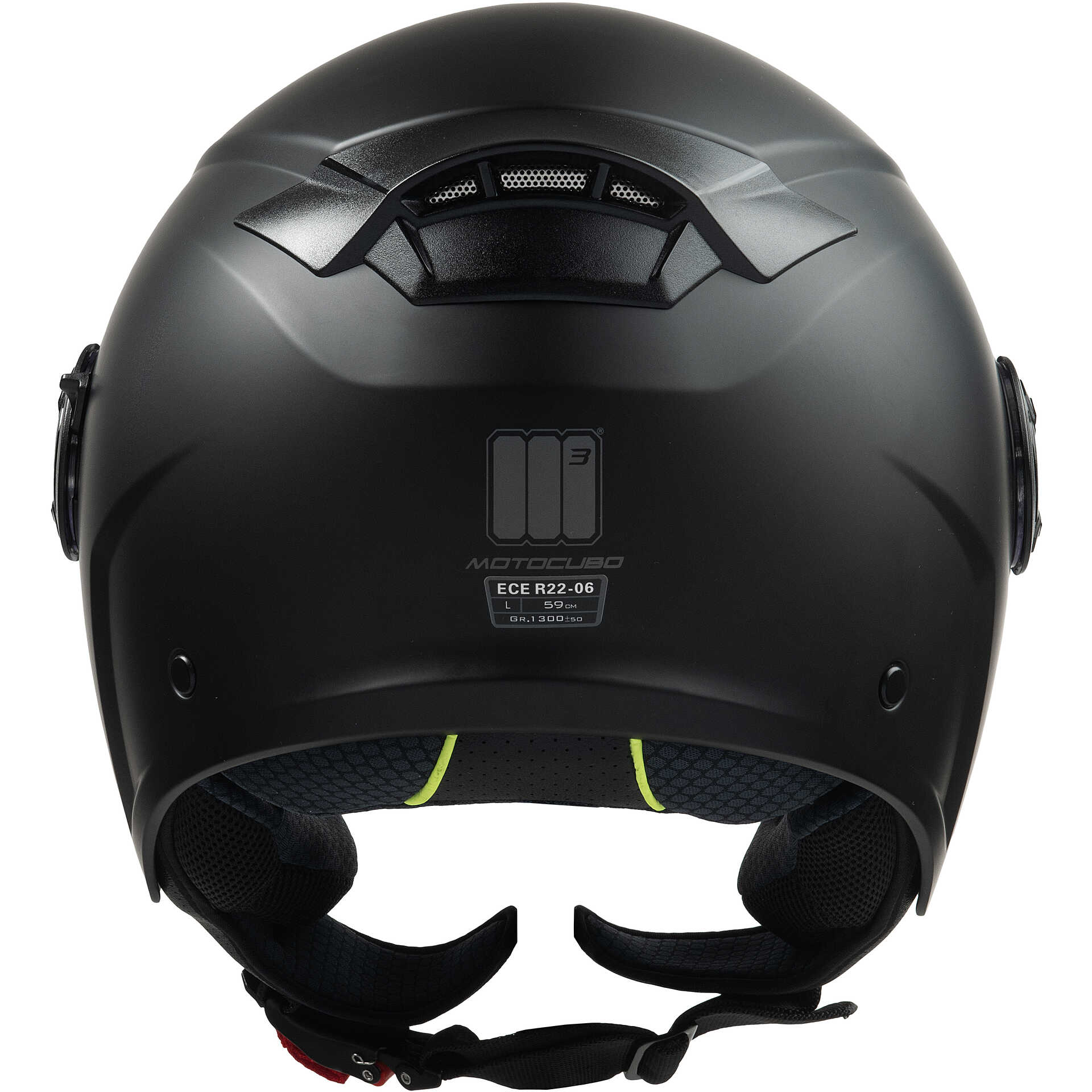 Motocubo 705 JOKER Matt Black Motorcycle Jet Helmet (22.06) For Sale ...