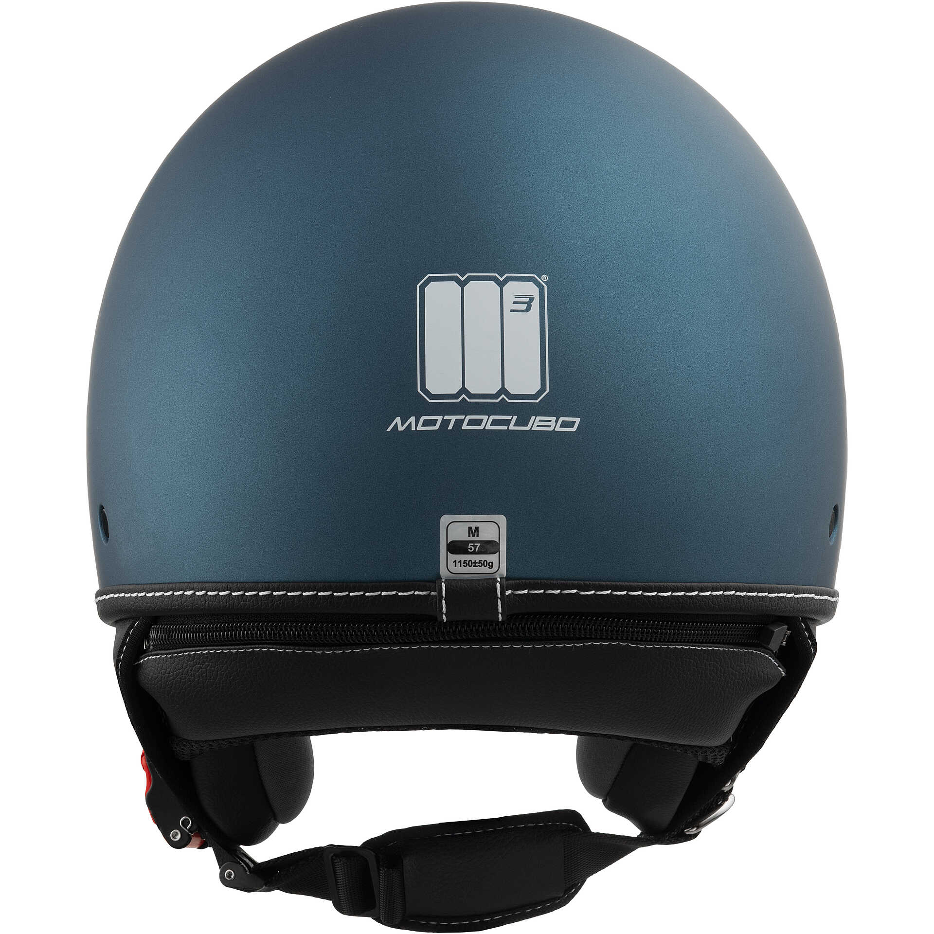 Motocubo 717 BEETLE Matt Blue Motorcycle Jet Helmet (22.06) For Sale ...