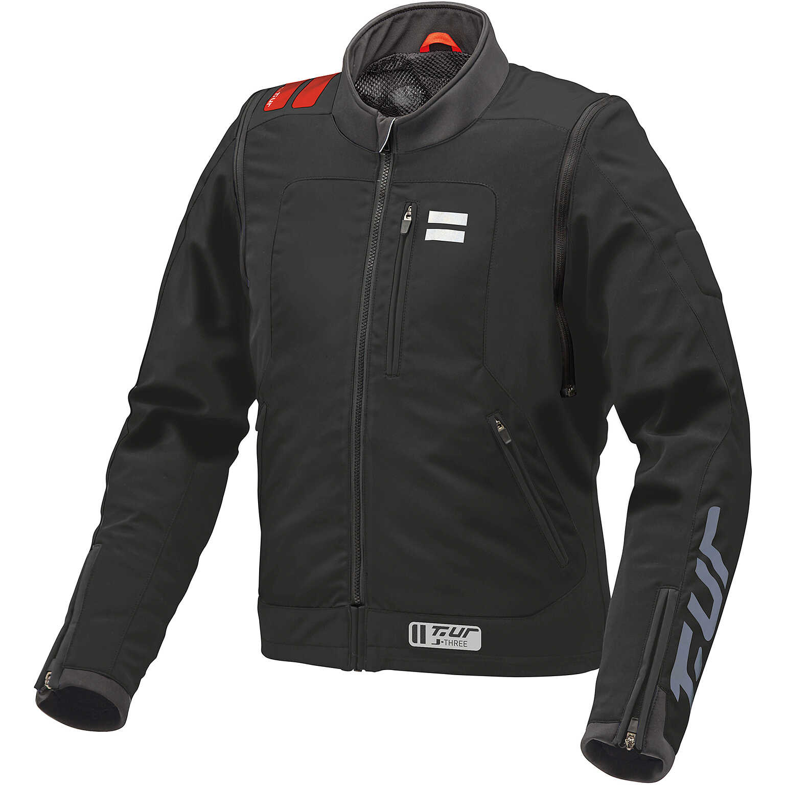 Motorcycle Fabric Jacket T-ur J-THREE ARM LINK Sleeveless Black For ...