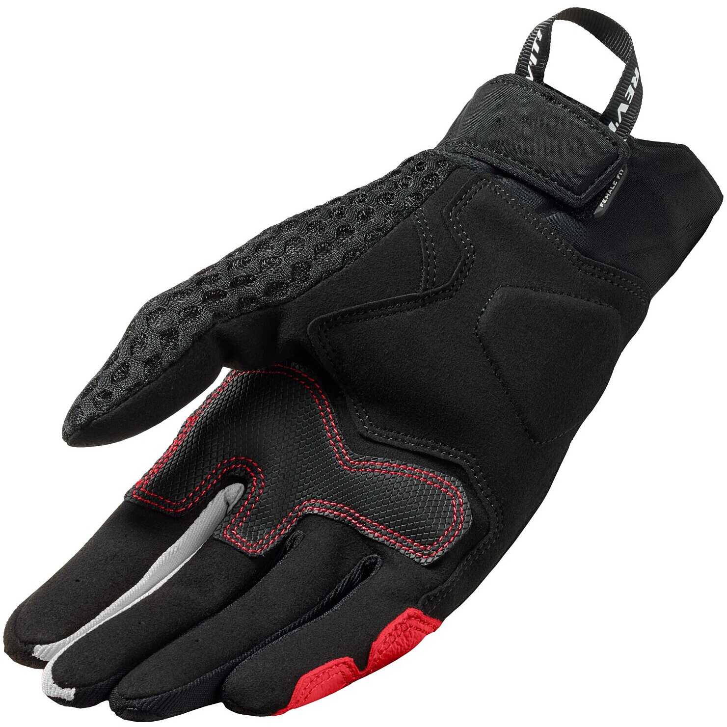 Motorcycle Gloves Women Rev'it VELOZ LADIES Black Red For Sale Online ...