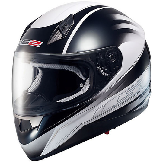 Motorcycle Helmet Integral Ls2 FF384.11 Iron Blade II Dual Visor White ...