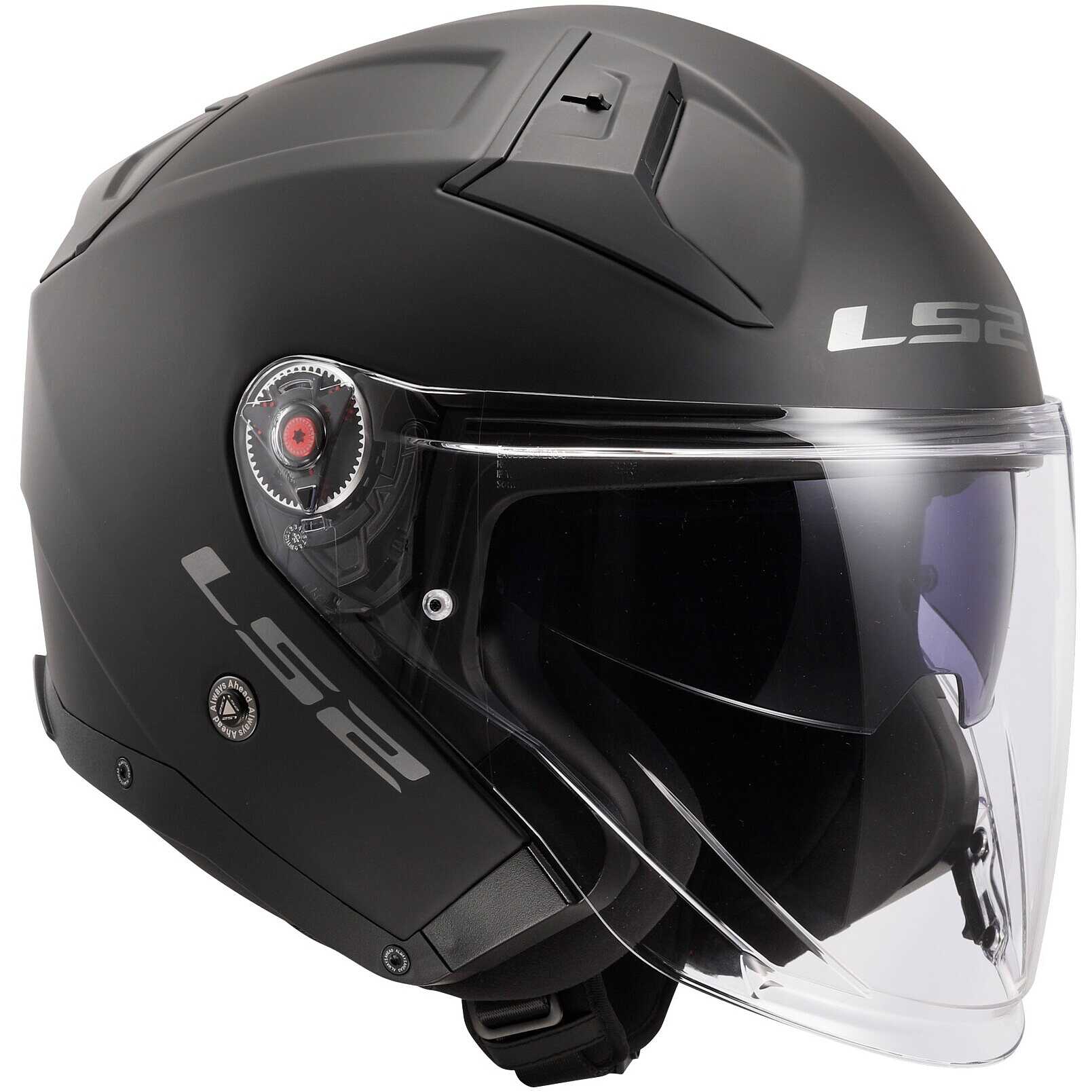 Motorcycle Helmet Jet Ls2 OF603 INFINITY 2 Solid Matt Black For Sale ...