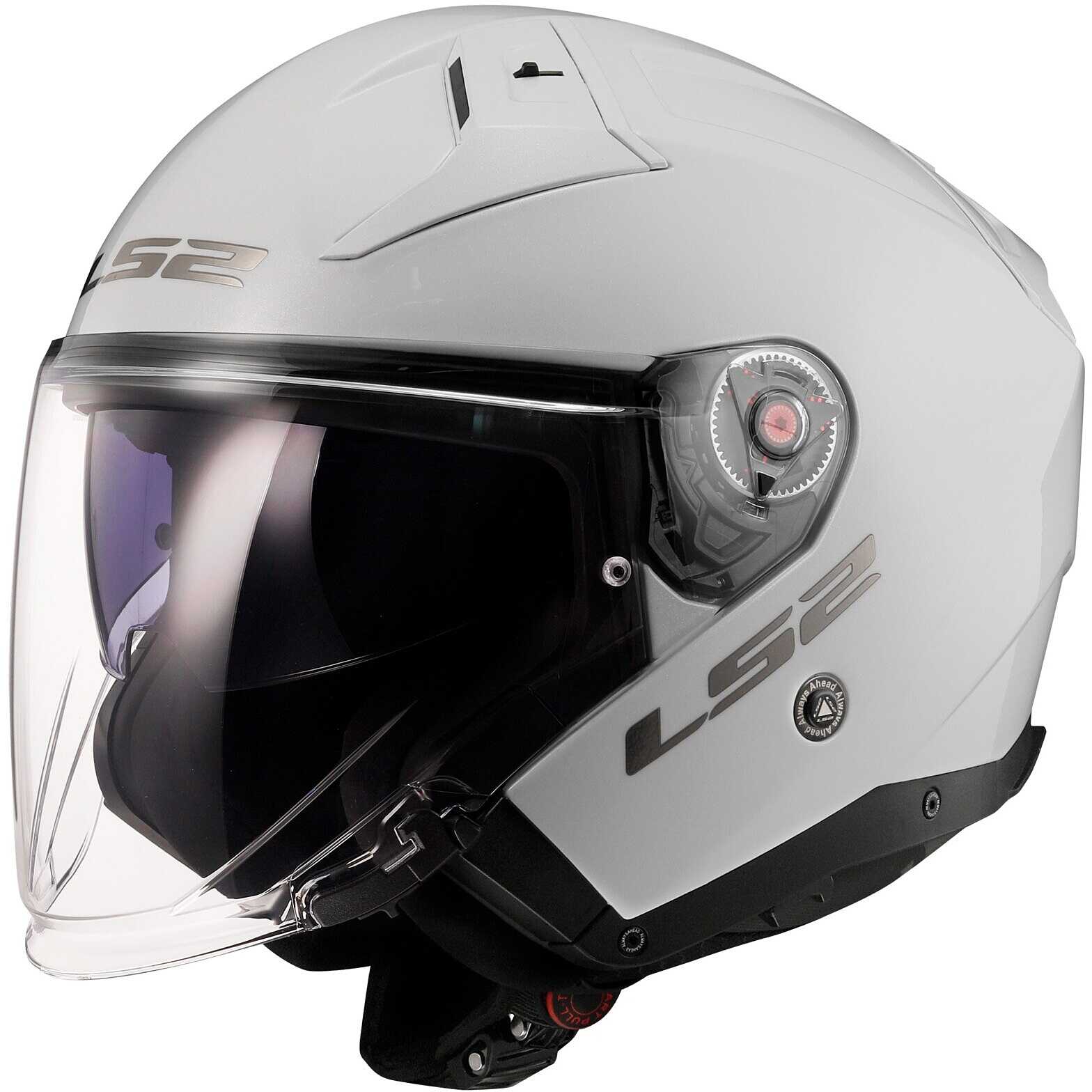 Motorcycle Helmet Jet Ls2 OF603 INFINITY 2 Solid White For Sale Online ...
