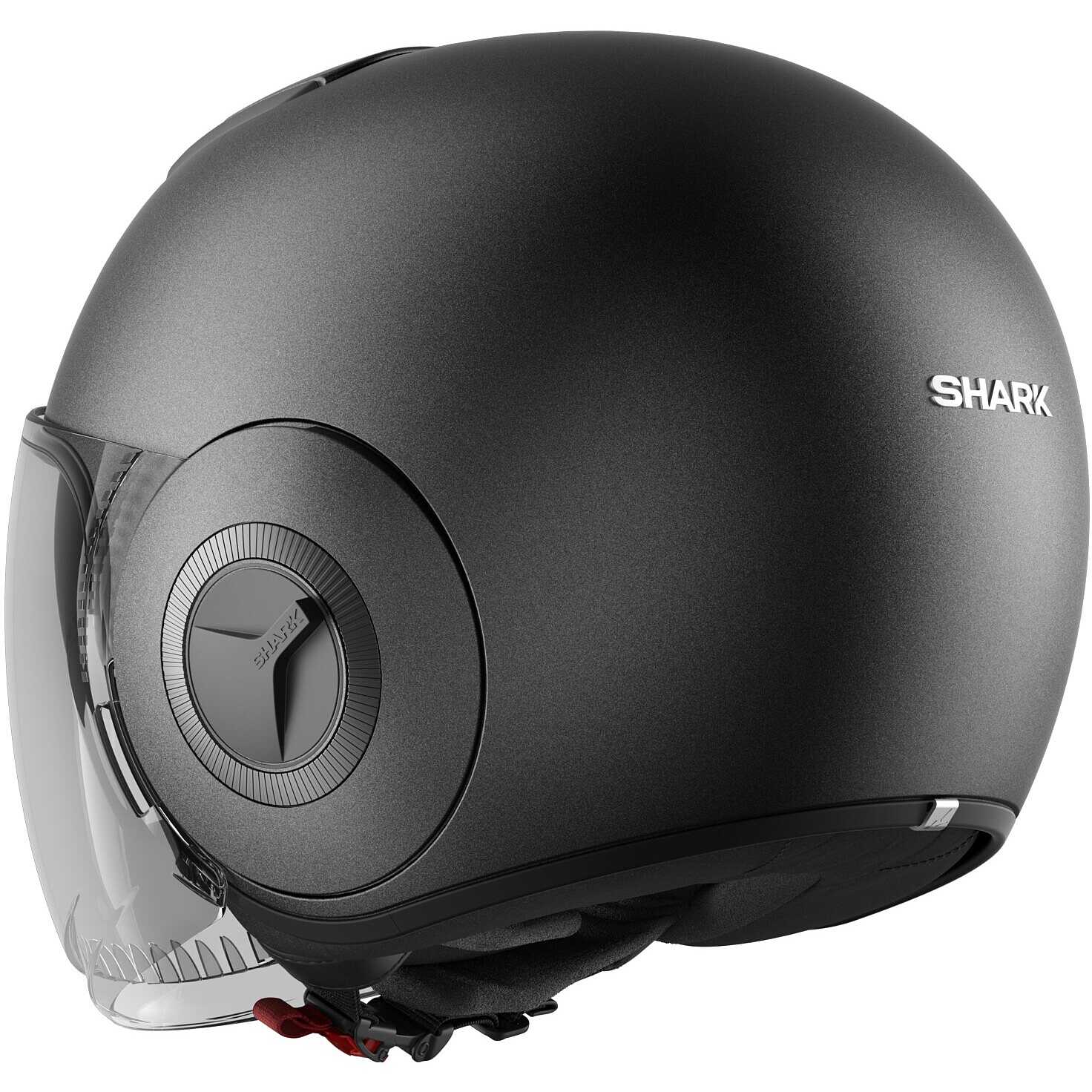 Motorcycle Helmet Jet Shark NANO BLANK Mat Matt Gray For Sale Online ...