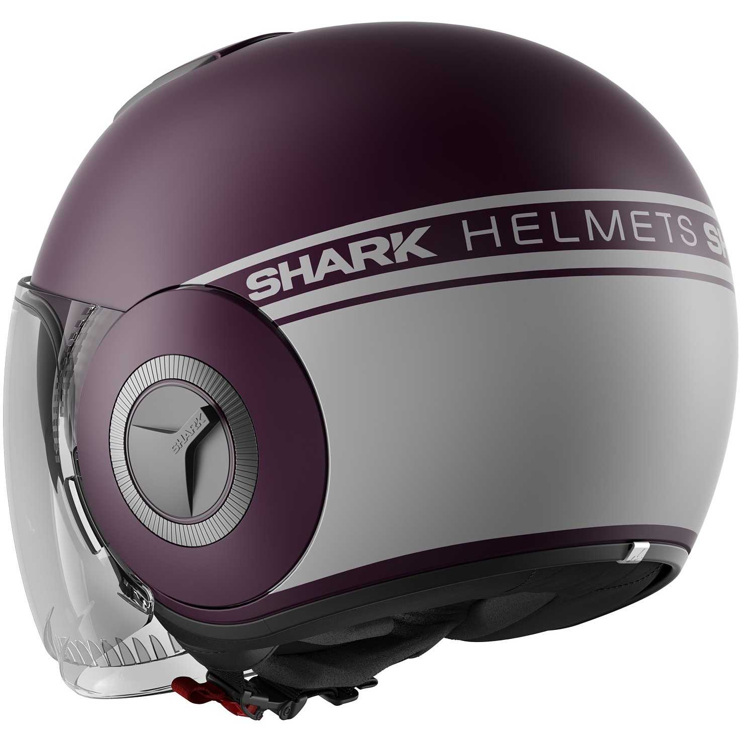 Motorcycle Helmet Jet Shark SHARK NANO STREET NEON Pearl Gray Pearl For ...