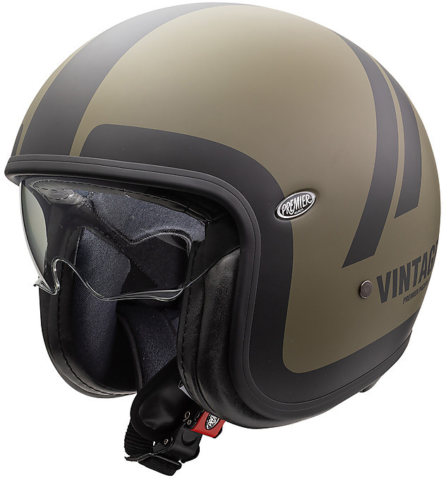 Motorcycle Helmet Jet Vintage VINTAGE EVO Premier Fiber Shaped DO ...