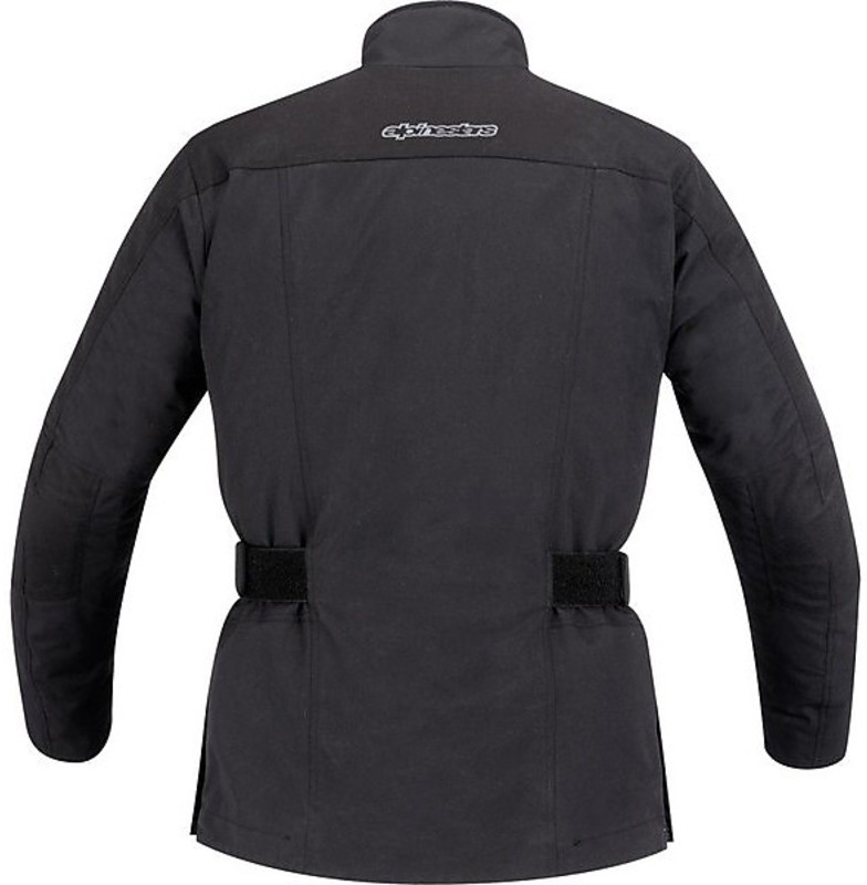 Motorcycle Jacket Alpinestars fabric 3/4 Mora Black Waterproof ...