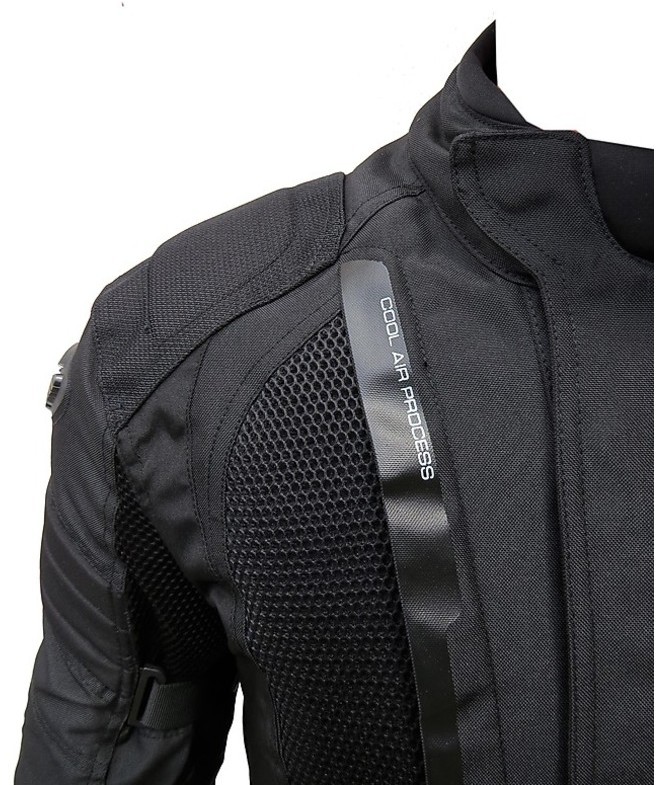 Motorcycle Jacket Ixon Taiga Air 3 Layers Waterproof Black Perforated ...