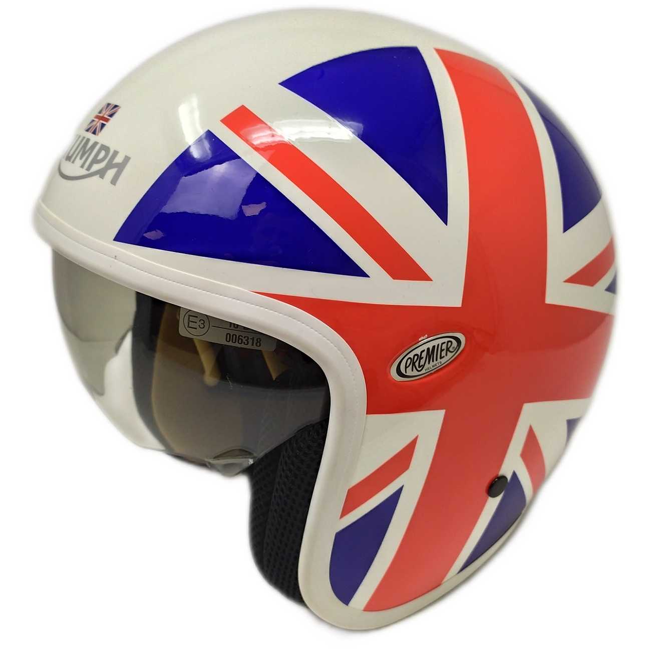 Motorcycle Jet Helmet in Custom Premier Fiber VINTAGE UNIOM JEK For ...