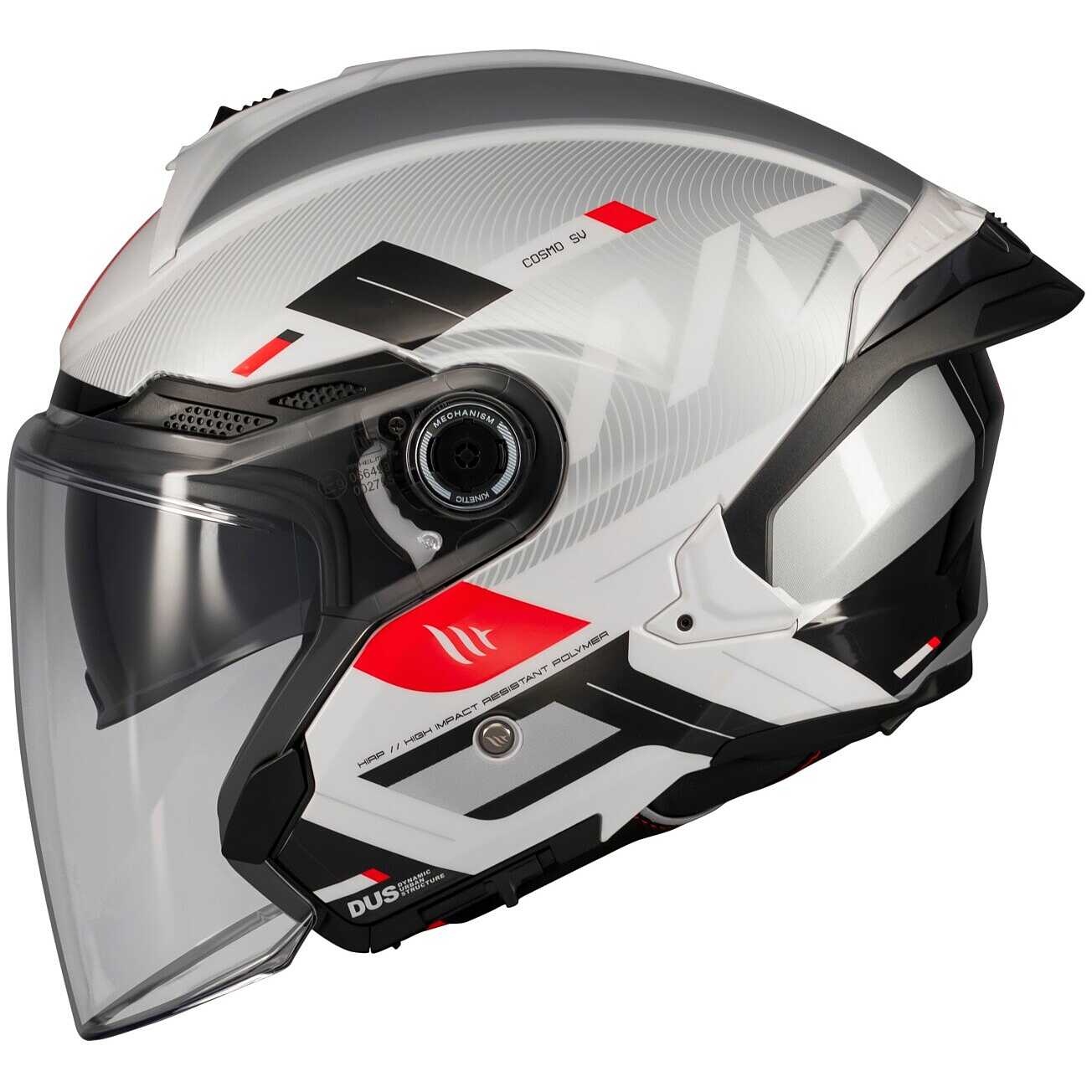 Motorcycle Jet Helmet MT Helmetss COSMO SV SILENCE A2 Polished For Sale ...