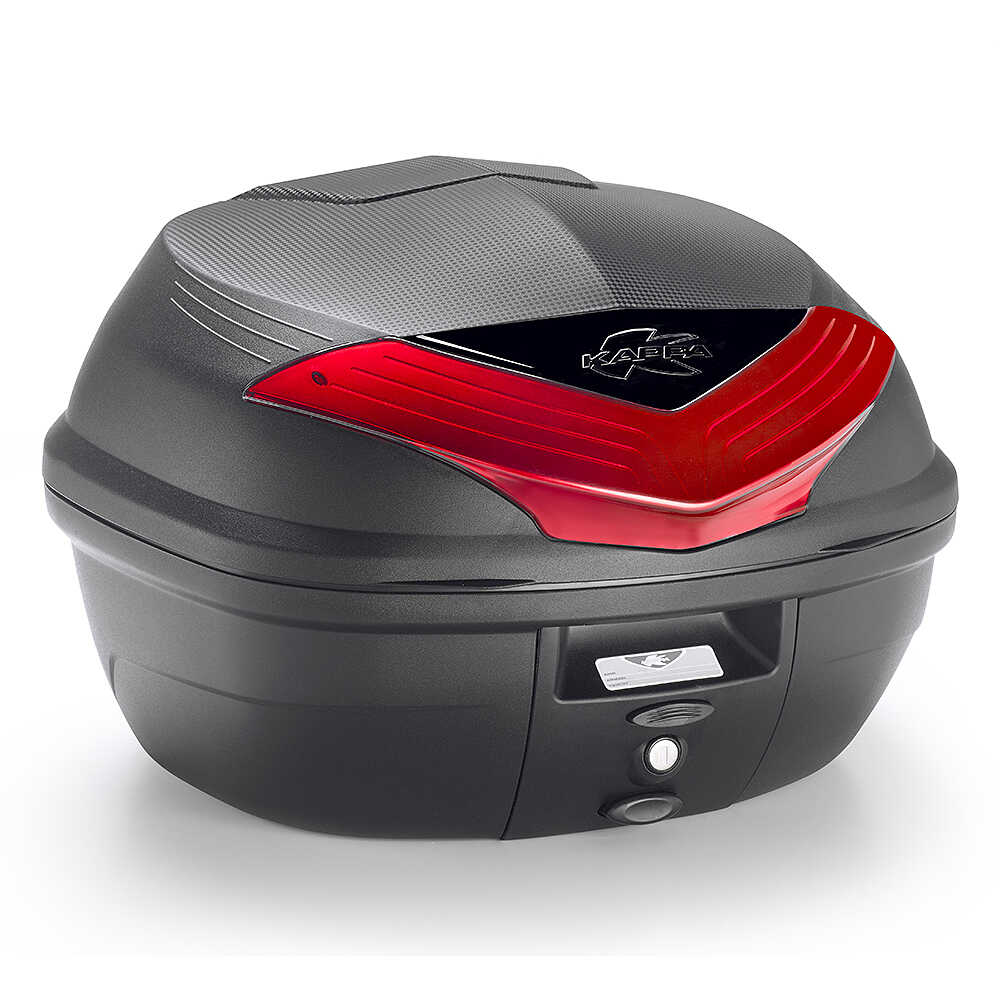 Motorcycle Scooter Top Case MONOLOCK Kappa K355 35 LT. Black Red ...