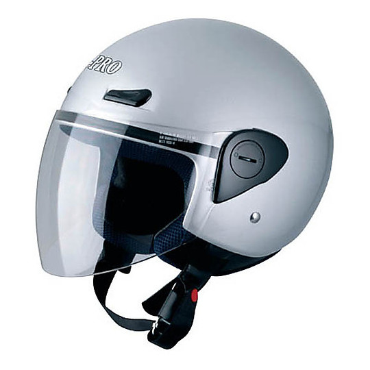 Motorrad Helm Visier Mit Jet A-Pro Cosmo Silber Model Online-Verkauf ...