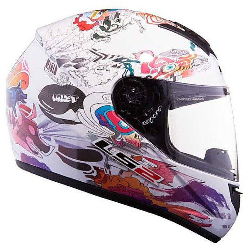 Motorradhelm Integral Ls2 FF351 Weiß Comic Online-Verkauf - Outletmoto.eu