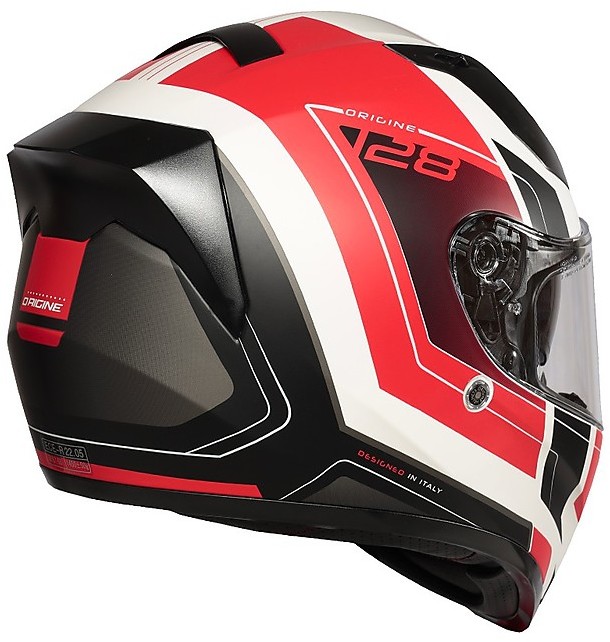 Motorradhelm Integral Origin ROAD ADVANCED Rot Matt Weiß Online-Verkauf ...