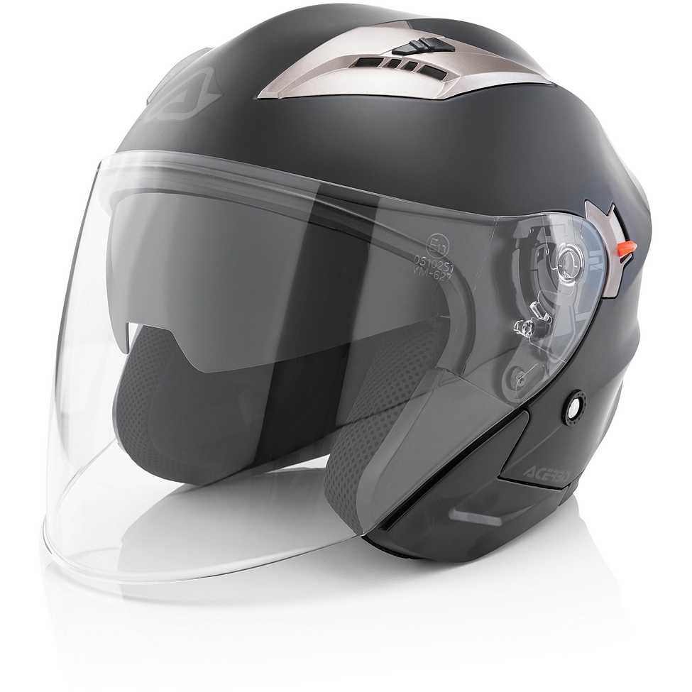 Motorradhelm Jet Acerbis Model Firstway Schwarz Online-Verkauf ...