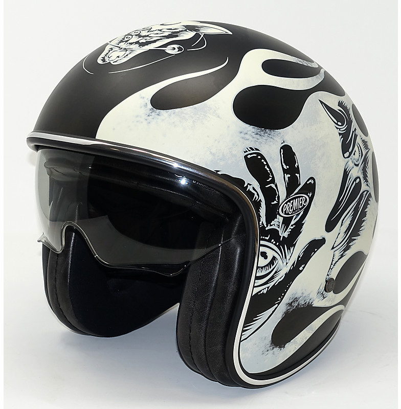 Motorradhelm Jet Custom Premier VINTAGE BD 9BM Matt Online-Verkauf ...