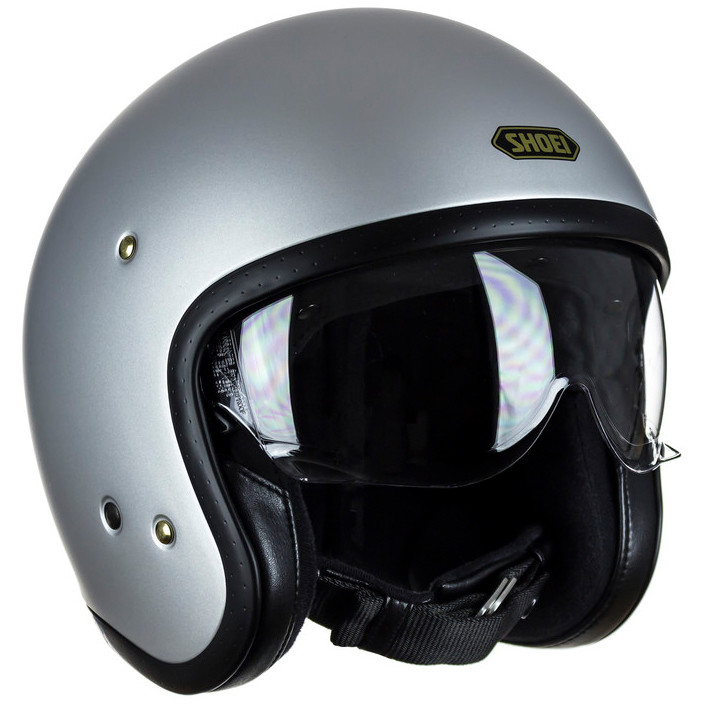 Motorradhelm Jet Custom Shoei JO Matt Hellgrau Online-Verkauf ...
