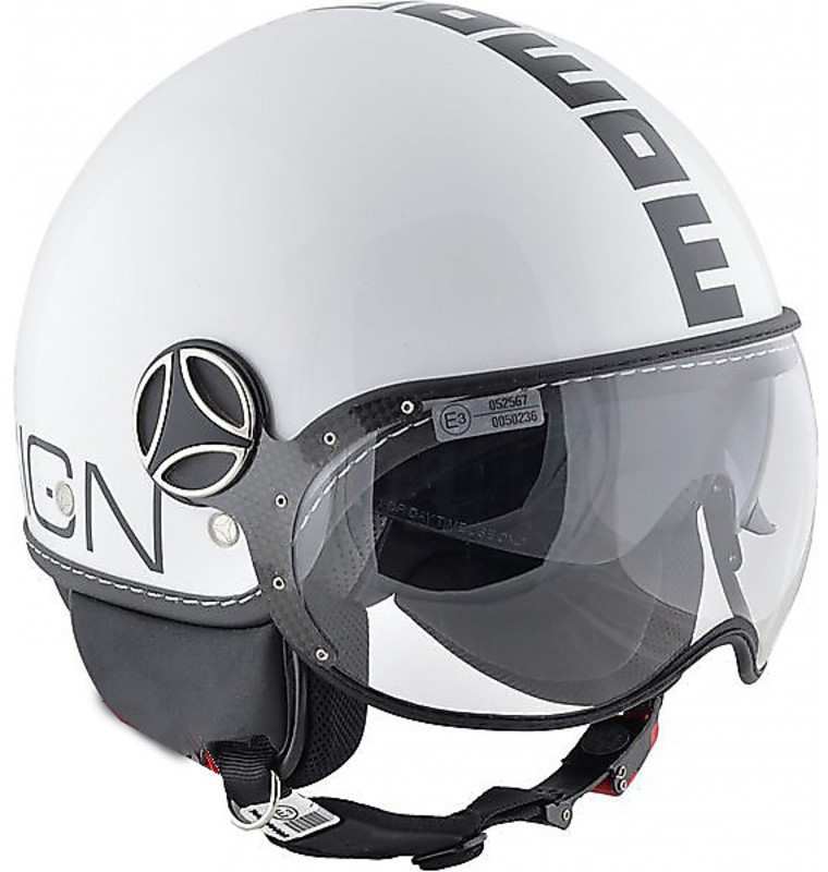 Motorradhelm Momo Design Fighter Jet Plus 2013 black Dual-Visor Gloss ...