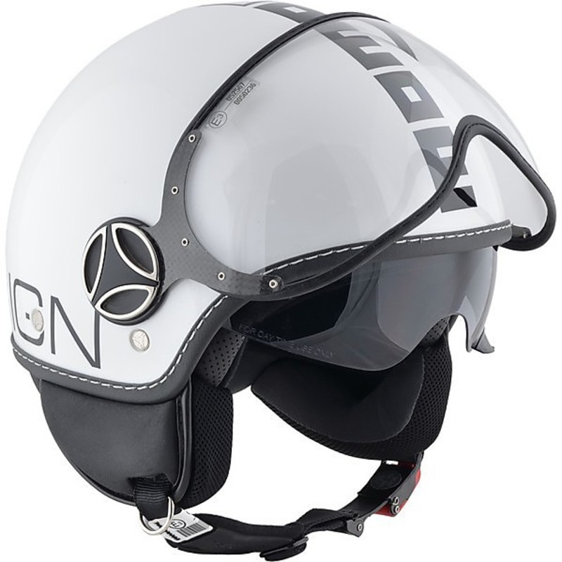 Motorradhelm Momo Design Fighter Jet Plus 2013 black Dual-Visor Gloss ...