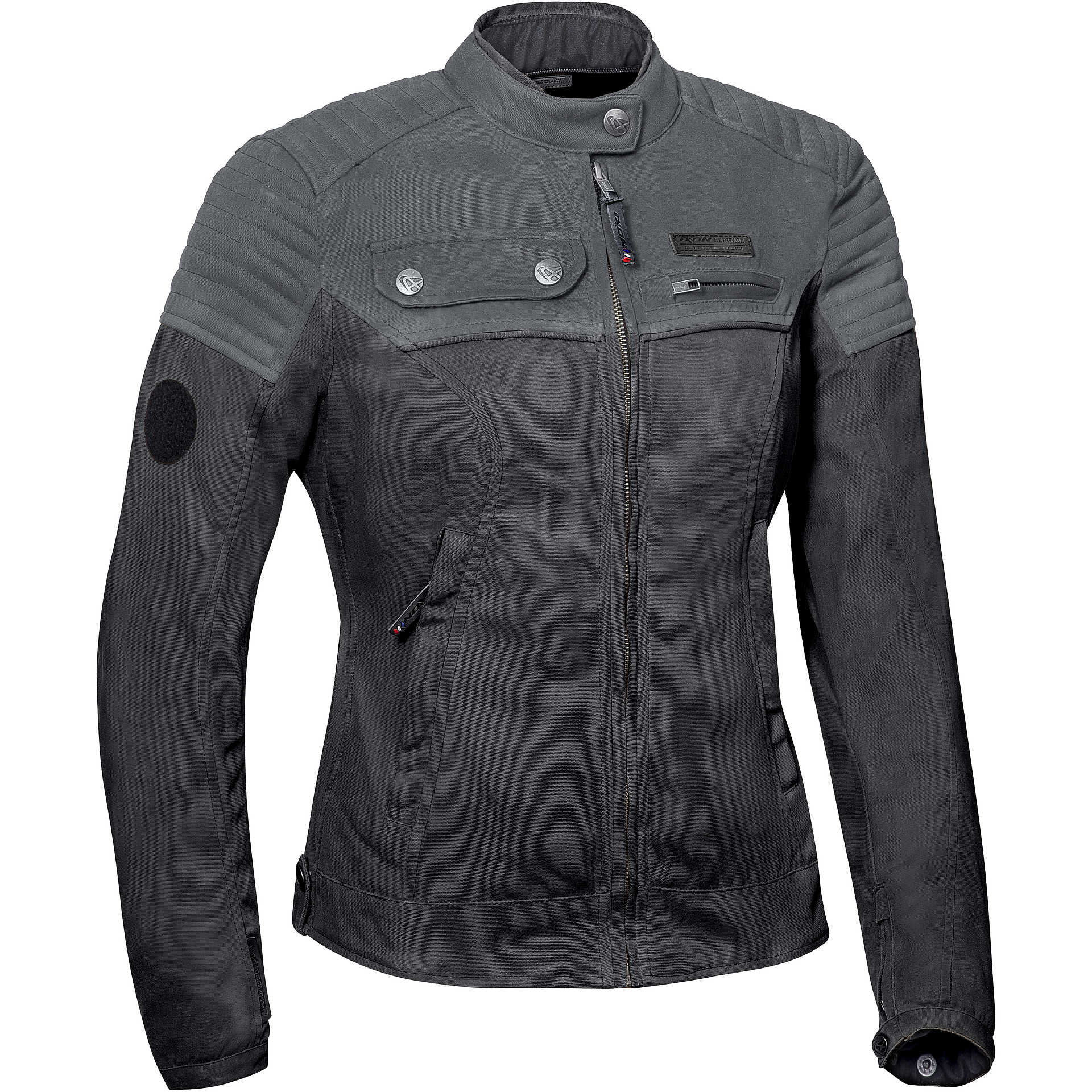 Motorradjacke für Damen aus Ixon Stoff BOROUGH LADY Schwarz Online ...