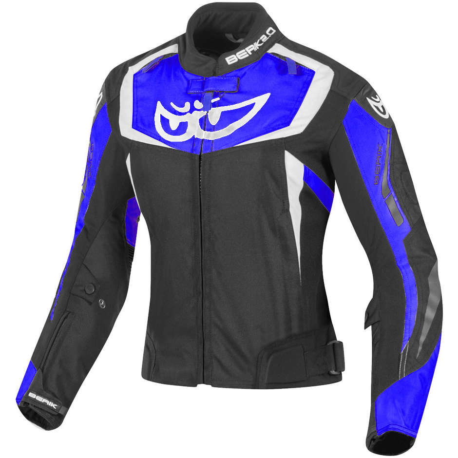 Motorradjacke Stoff Frau Technische Berik 2.0 NJ-171302L Schwarz Blu Online-Verkauf - Outletmoto.eu