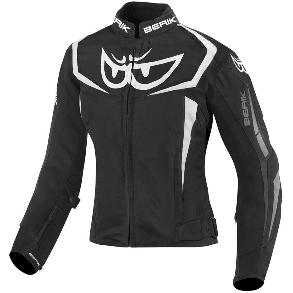 Motorradjacke Stoff Frau Technische Berik 2.0 NJ-173302l Schwarz Online-Verkauf - Outletmoto.eu
