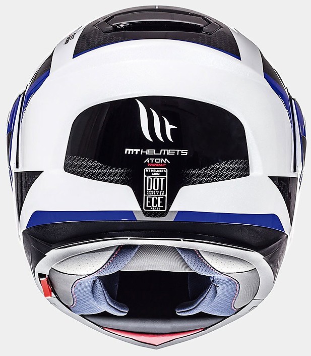 MT Helme Modular Helm ATOM SV Asphalt Schwarz Weiß Blau Online-Verkauf ...