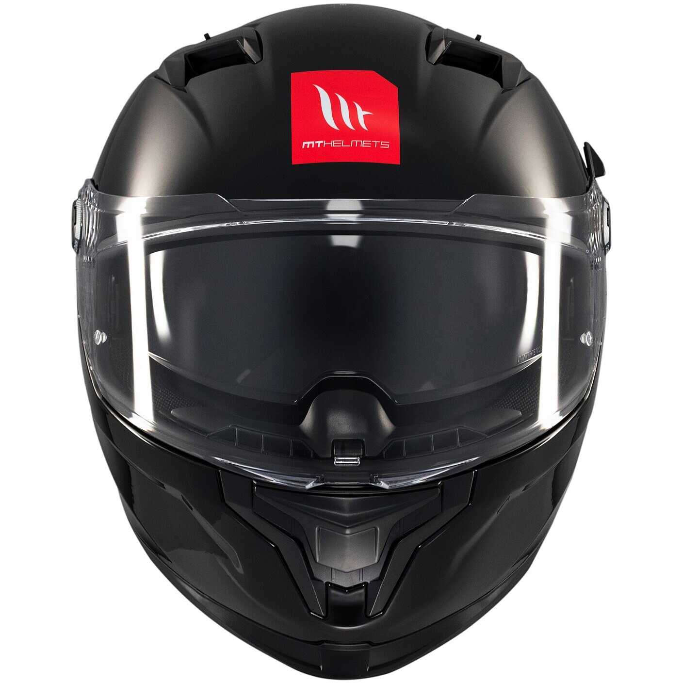 Mt Helmets BRAKER SV SOLID A1 Full Face Motorcycle Helmet Gloss Black ...