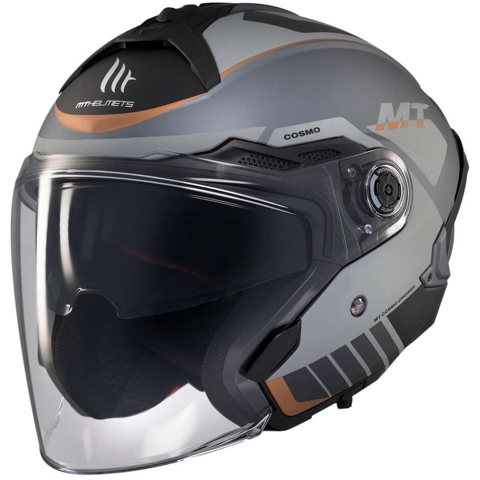 MT Helmets COSMO SV CRUISER C2 Matt Motorrad Jethelm Online-Verkauf ...