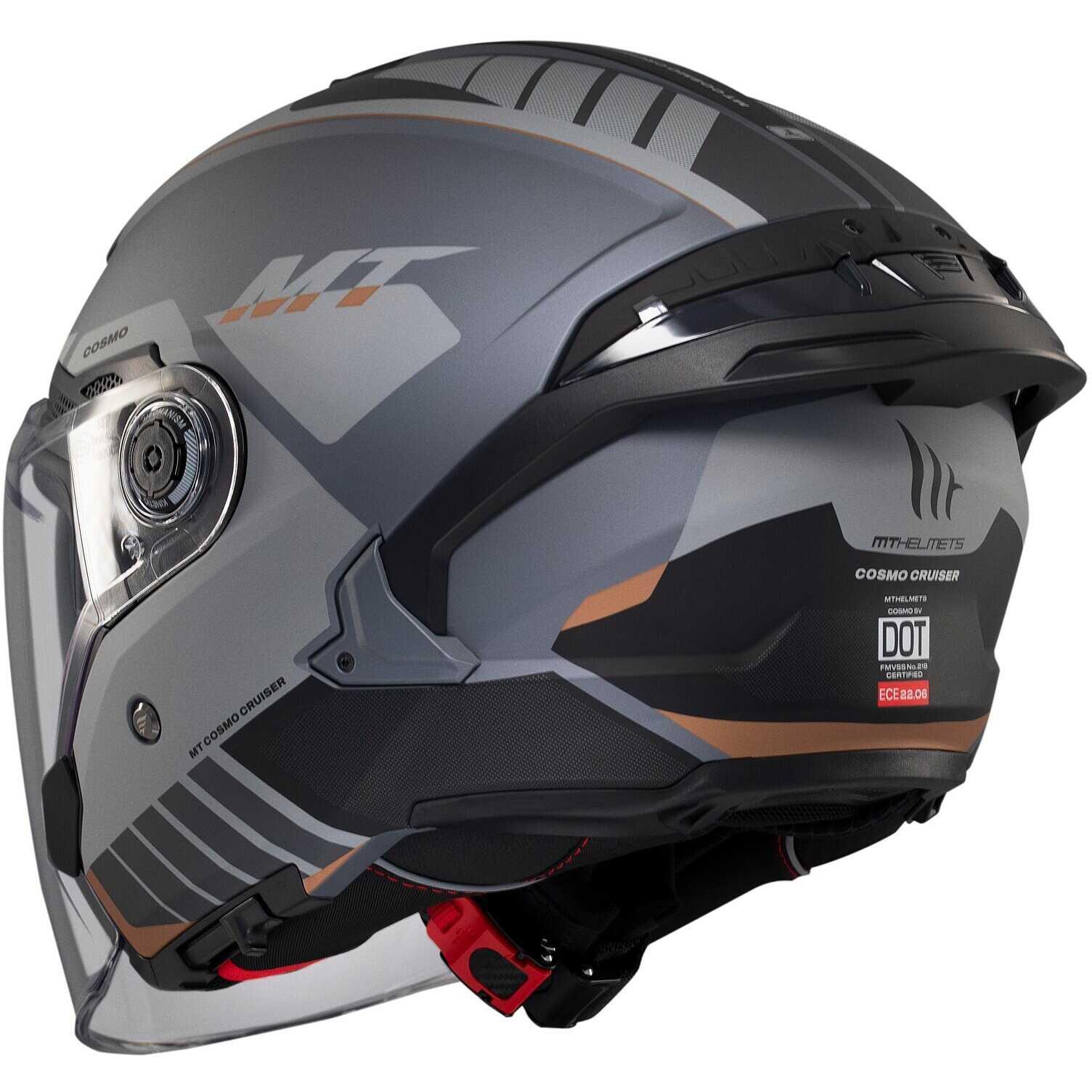 MT Helmets COSMO SV CRUISER C2 Matt Motorrad Jethelm Online-Verkauf ...