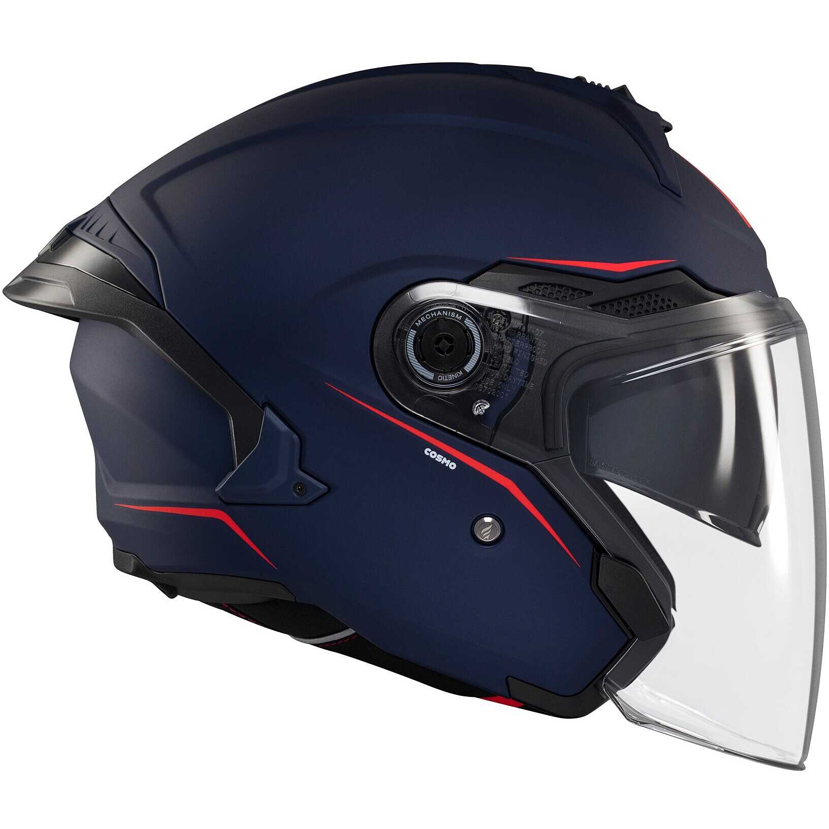 MT Helmets COSMO SV SOLID A7 Matt Blau Motorrad Jethelm Online-Verkauf ...
