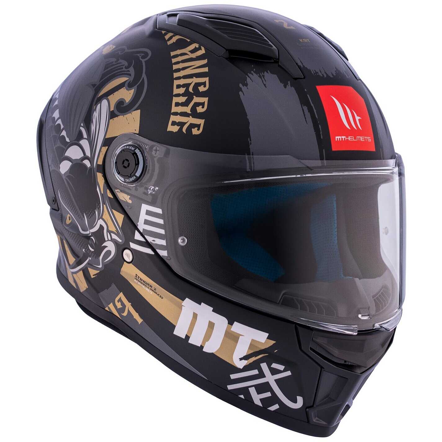 Mt Helmets STINGER 2 KRT B9 Matt Full Face Motorcycle Helmet For Sale ...