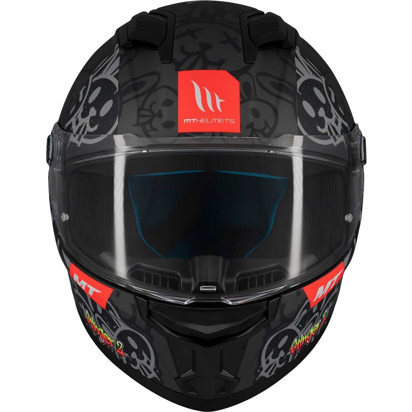 Mt Helmets STINGER 2 RAM F1 Integral Motorcycle Helmet For Sale Online ...