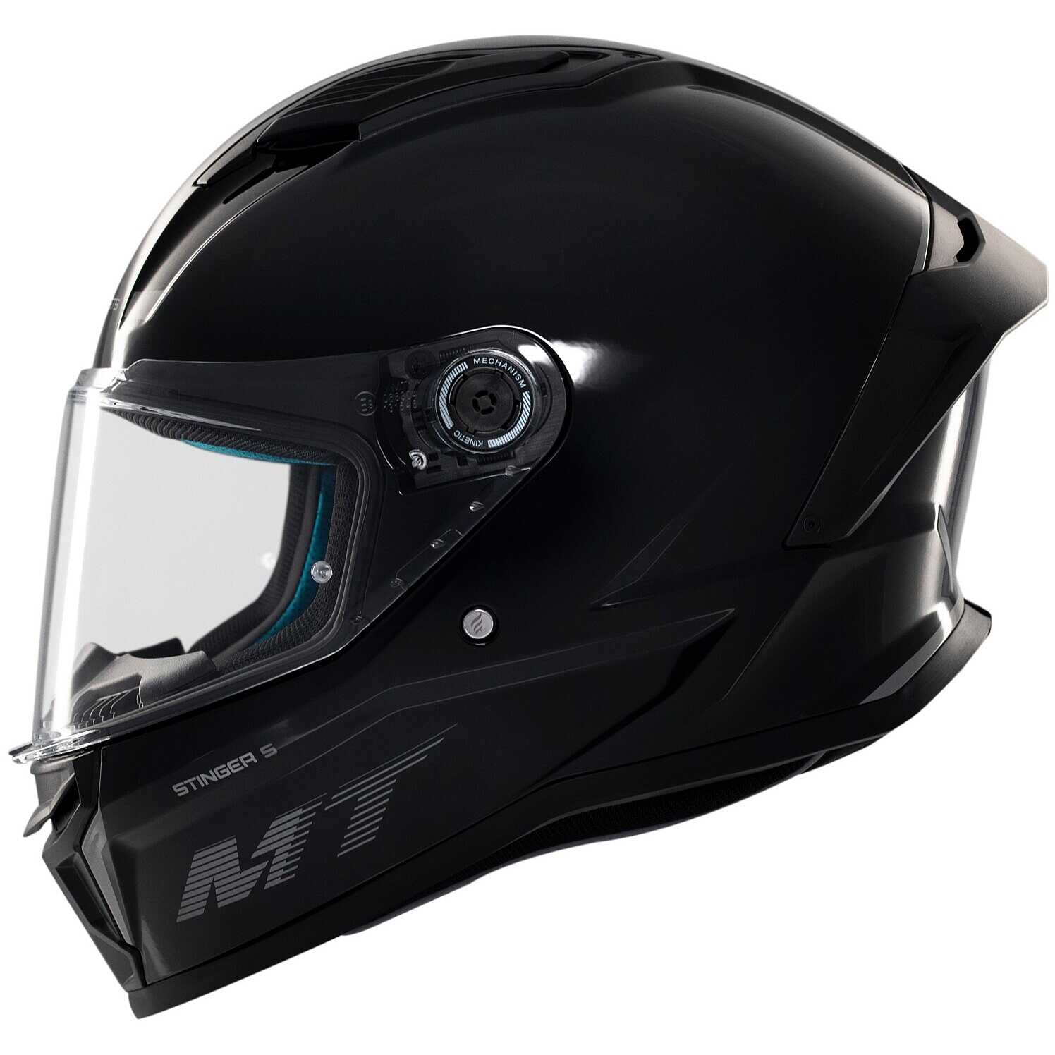 Mt Helmets STINGER 2 SOLID A11 Full Face Motorcycle Helmet Gloss Black For Sale Online ...