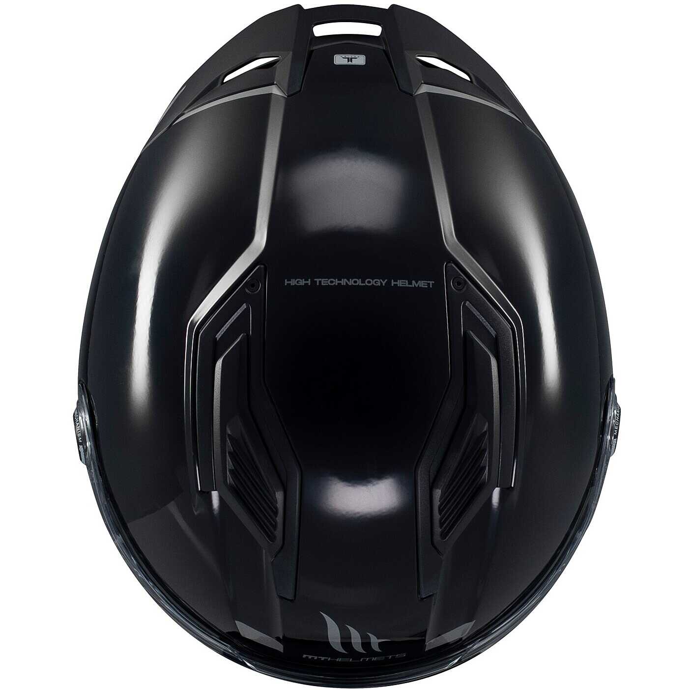 Mt Helmets STINGER 2 SOLID A11 Full Face Motorcycle Helmet Gloss Black For Sale Online ...