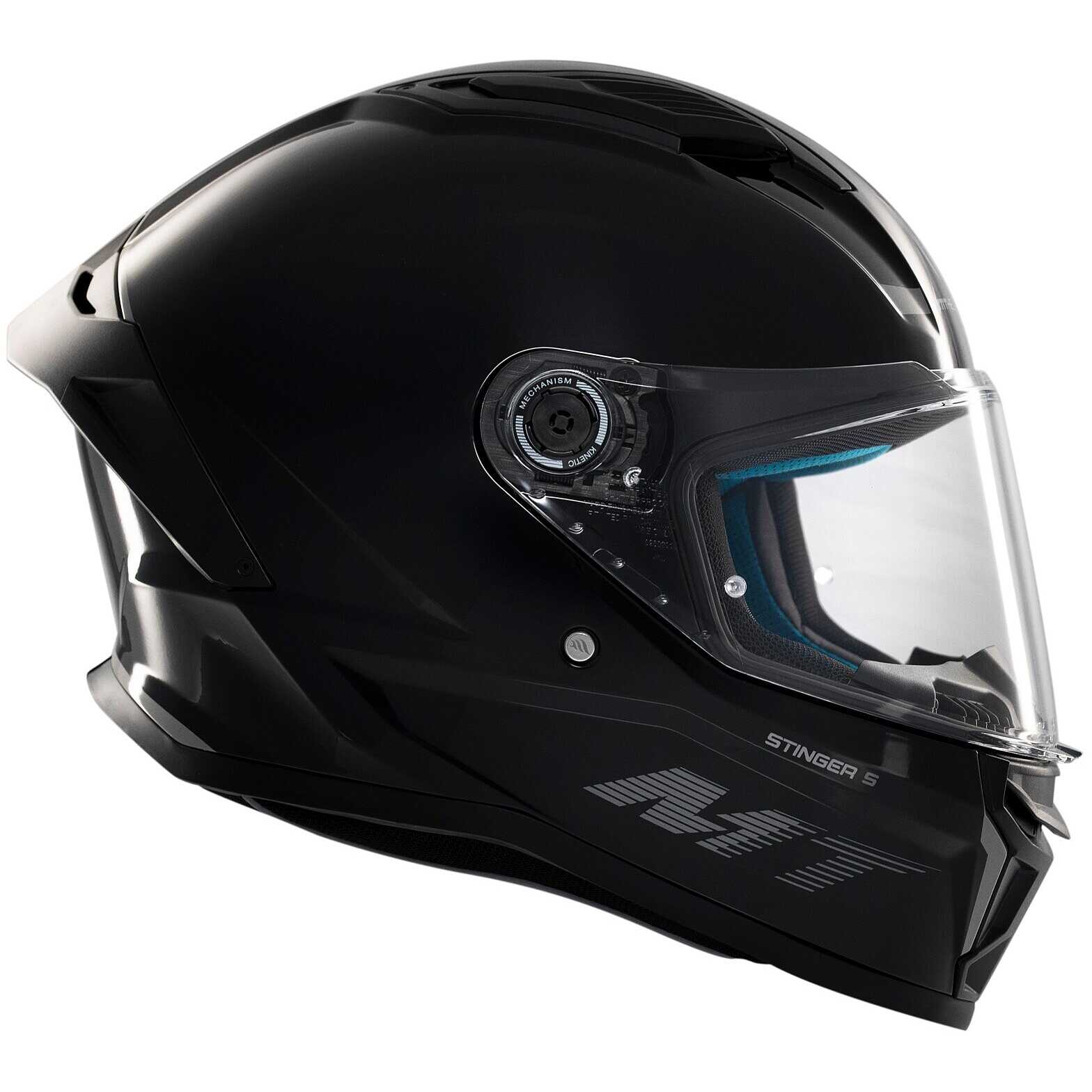 Mt Helmets STINGER 2 SOLID A11 Full Face Motorcycle Helmet Gloss Black For Sale Online ...