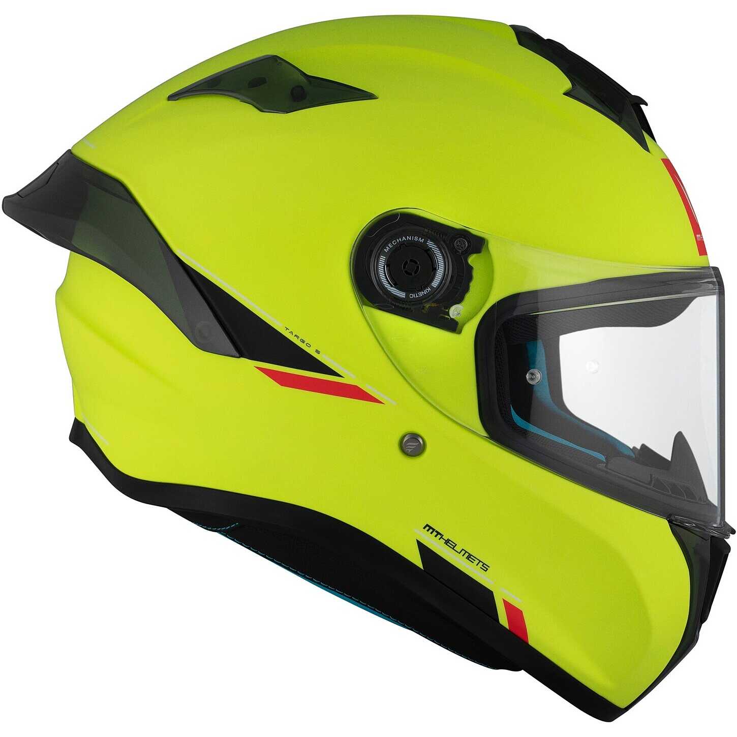 Mt Helmets TARGO S SOLID A3 Full Face Motorcycle Helmet Matt Yellow For ...