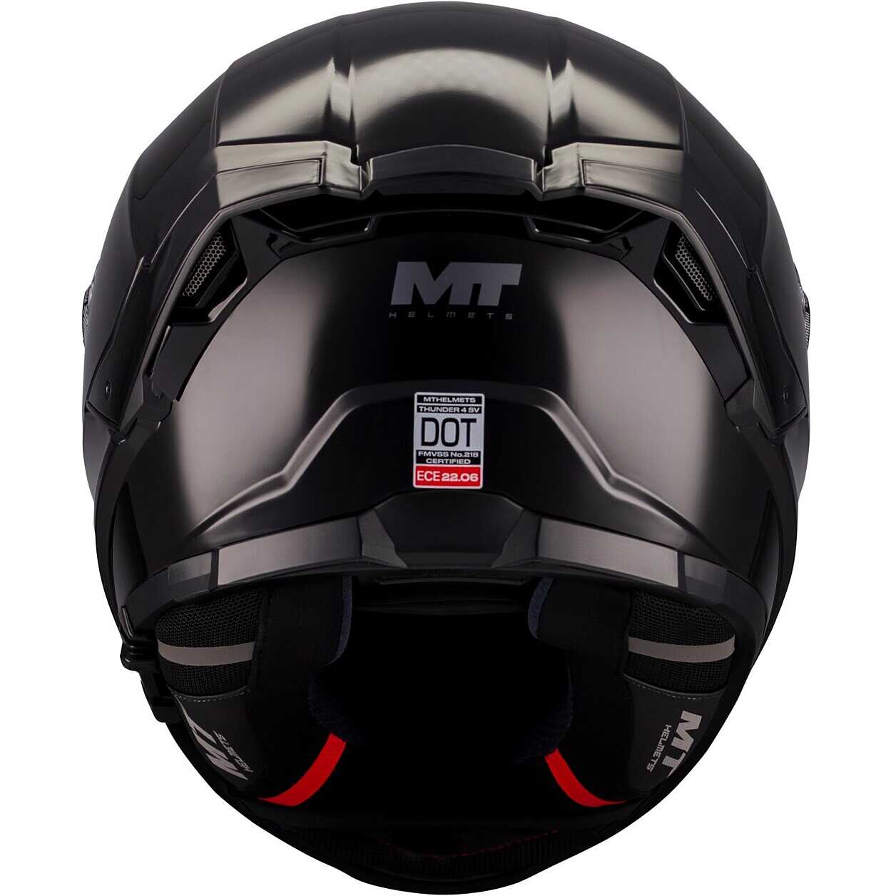 MT Helmets THUNDER 4 SV PURE A1 Full Face Motorcycle Helmet, Gloss ...