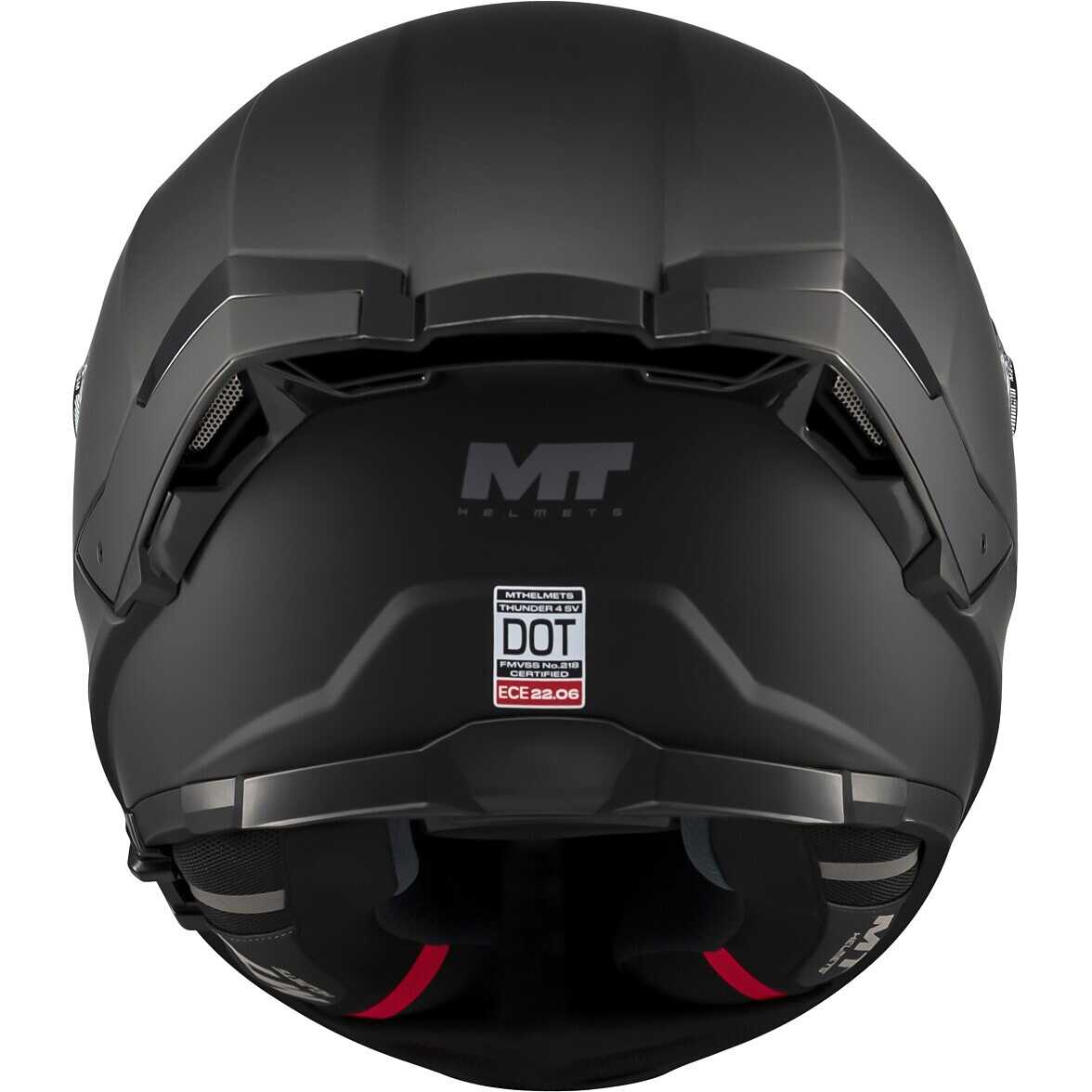 MT Helmets THUNDER 4 SV PURE A1 Full Face Motorcycle Helmet, Matte ...