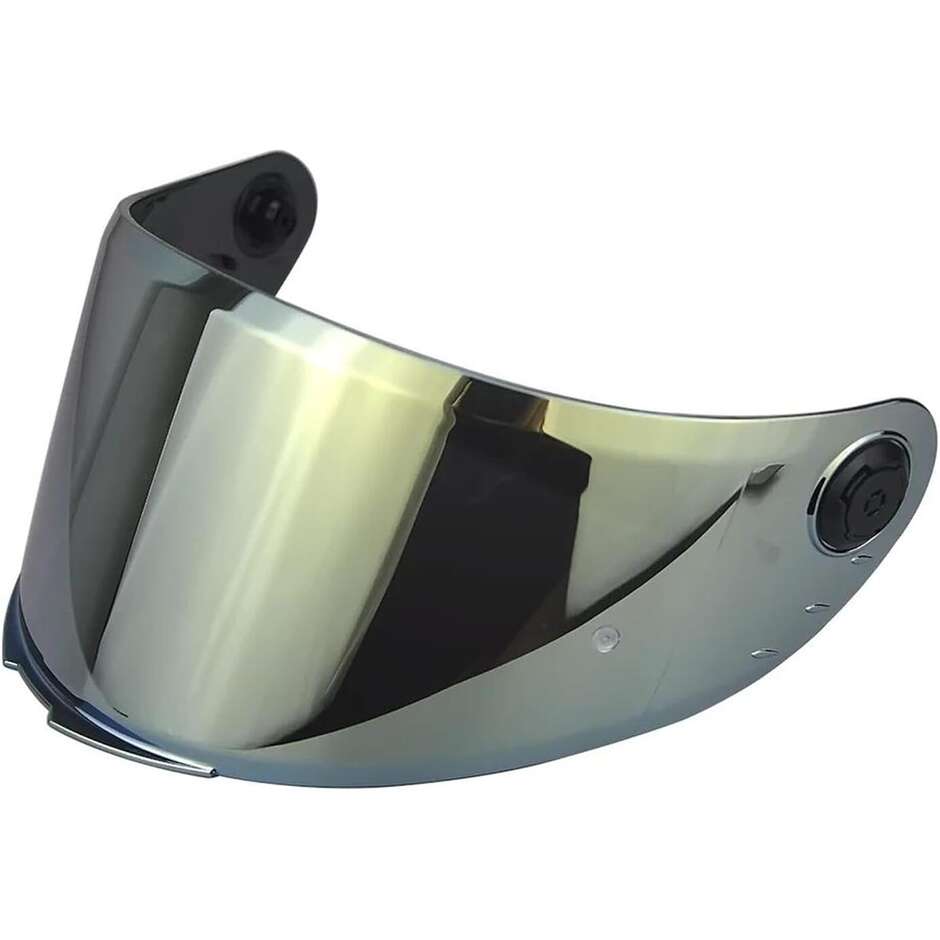MT-V-14B Gold Mirror visor for Mt Helmets TARGO S helmet; HUMMER S ...