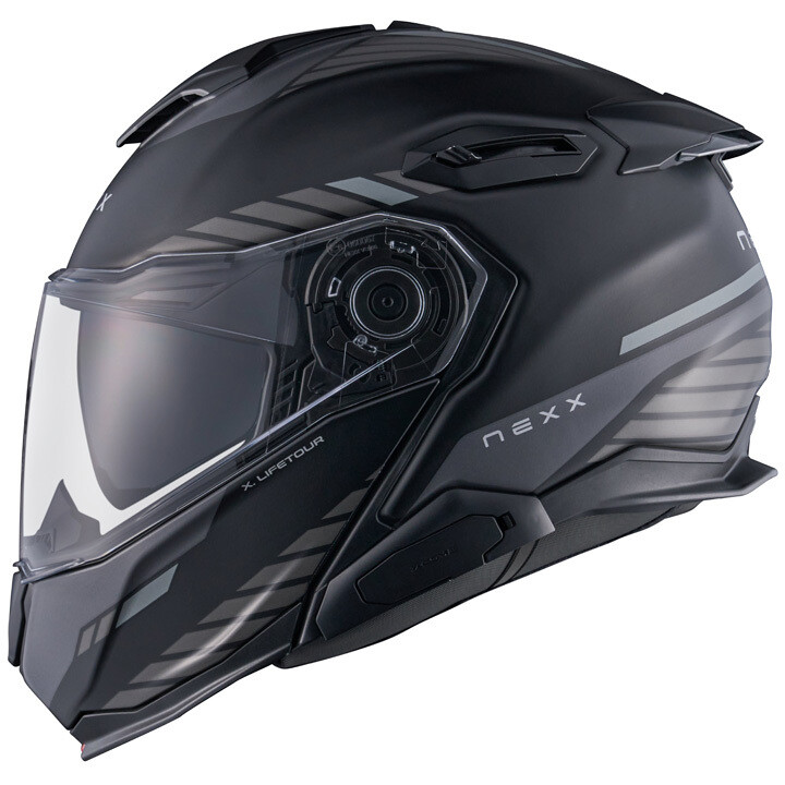Nexx X.Lifetour Globe Modular Motorcycle Helmet Black Grey For Sale ...